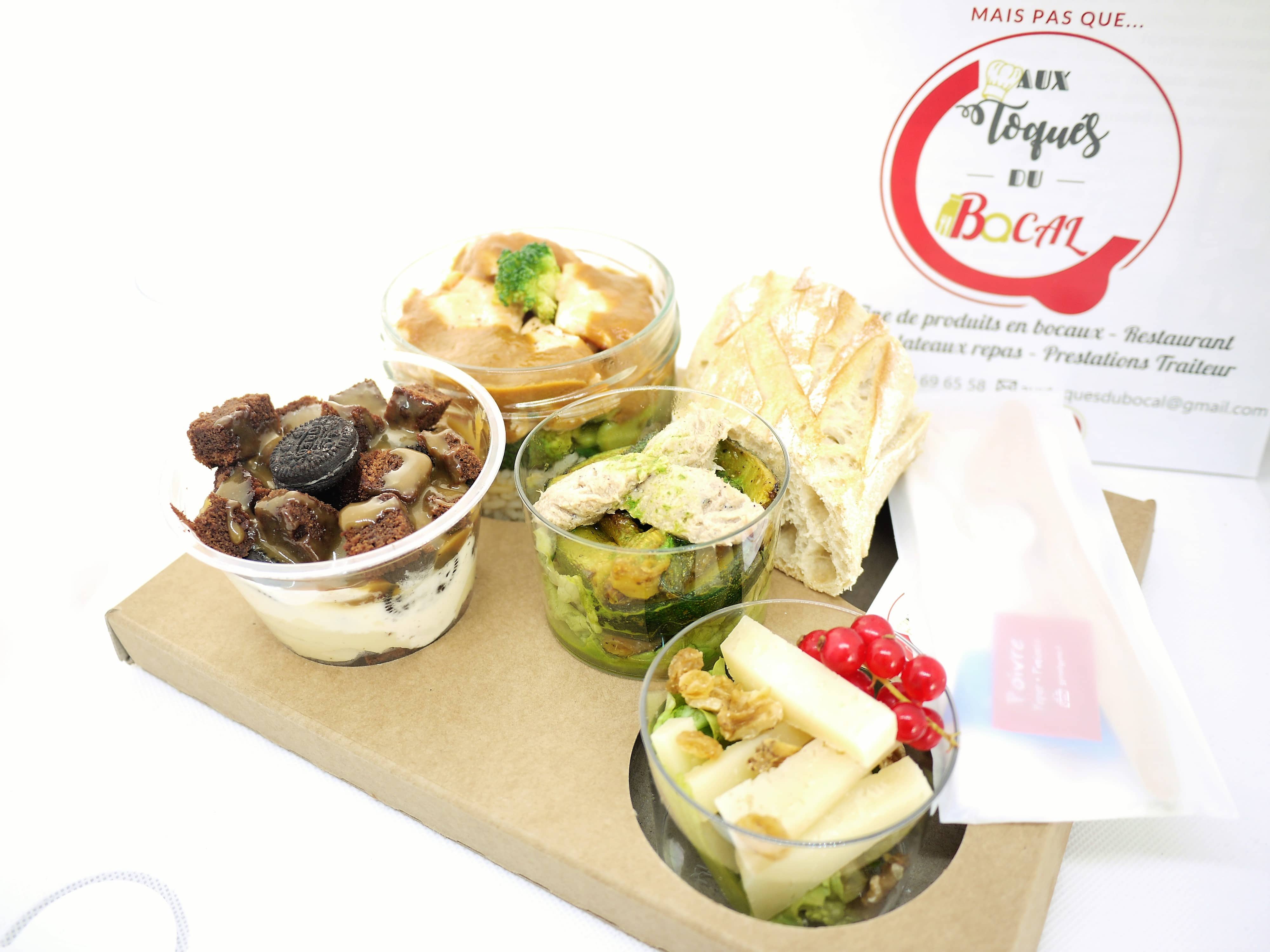 Plateaux repas à emporter et livraisons | Aux toqués du bocal