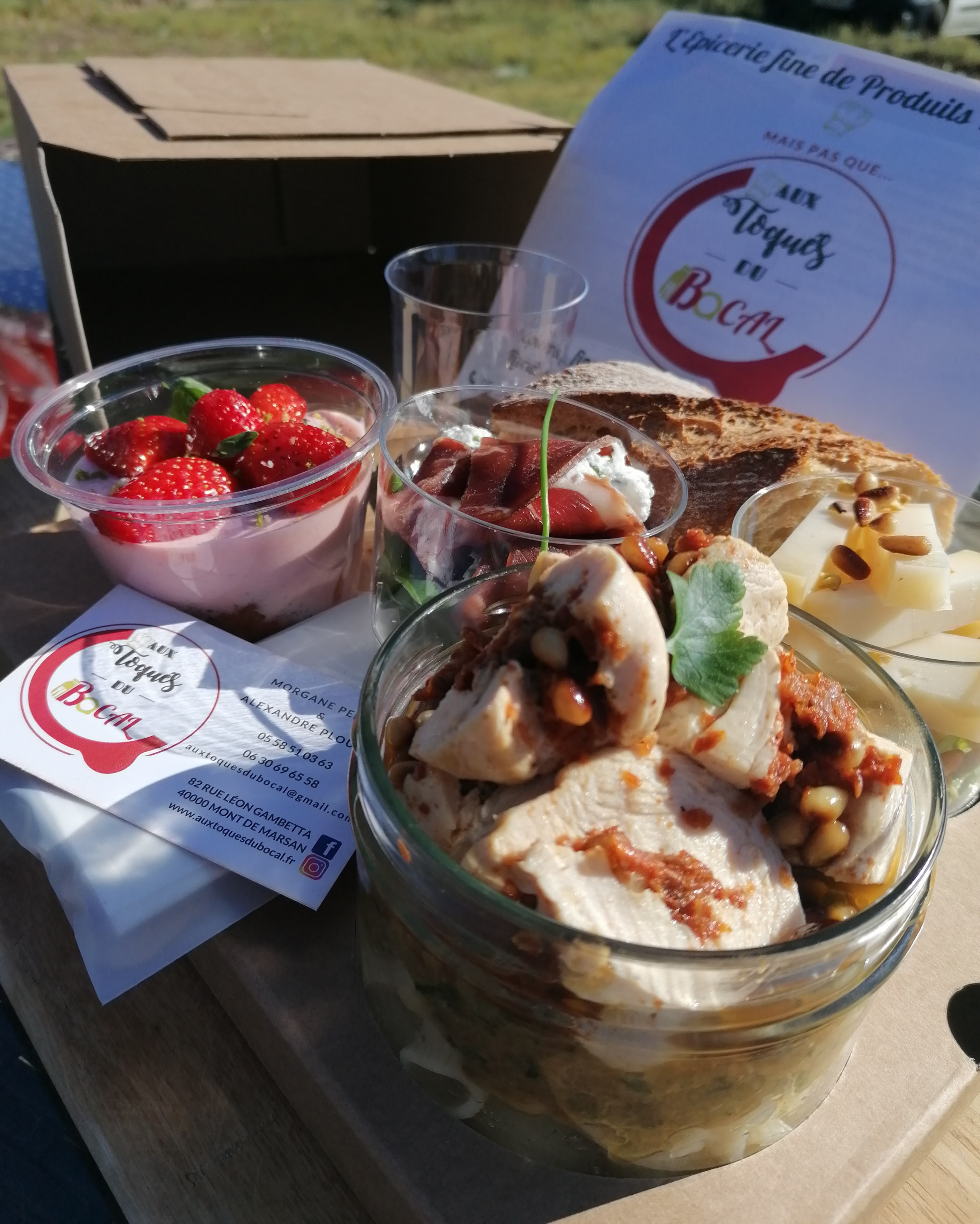 Plateaux repas à emporter et livraisons | Aux toqués du bocal